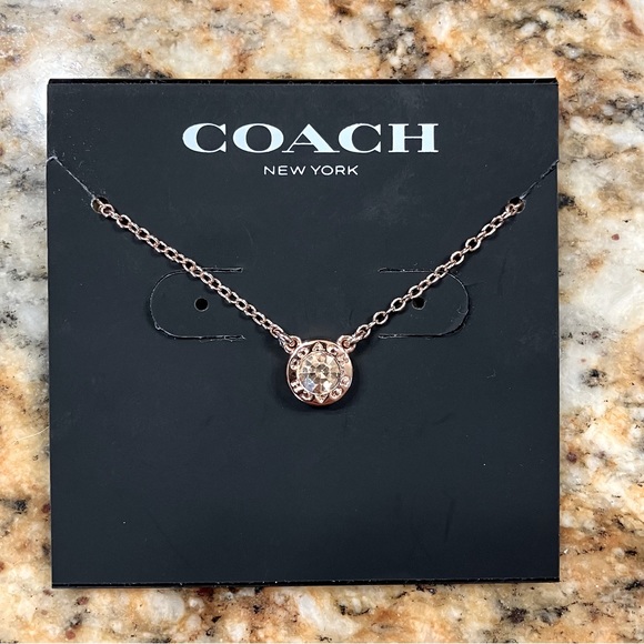 Coach | Jewelry | Nwt Coach Pendant Necklace | Poshmark